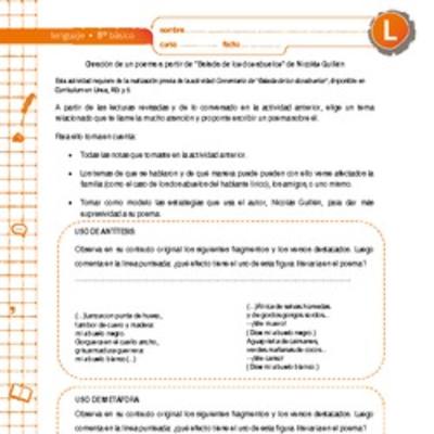 LE08 AE 3.01 - Curriculum Nacional. MINEDUC. Chile.