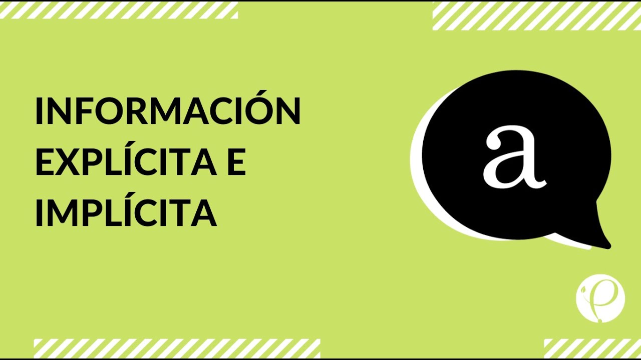 Cápsula - "Información explícita e implícita" - Lenguaje - Aprendo en ...