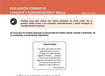 Evaluación Lengua y Comunicación 6° básico Unidad 1 Semana 6 - Aprendo ...