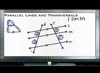 Líneas paralelas y principios transversales - Básico - Aprendo en Línea ...